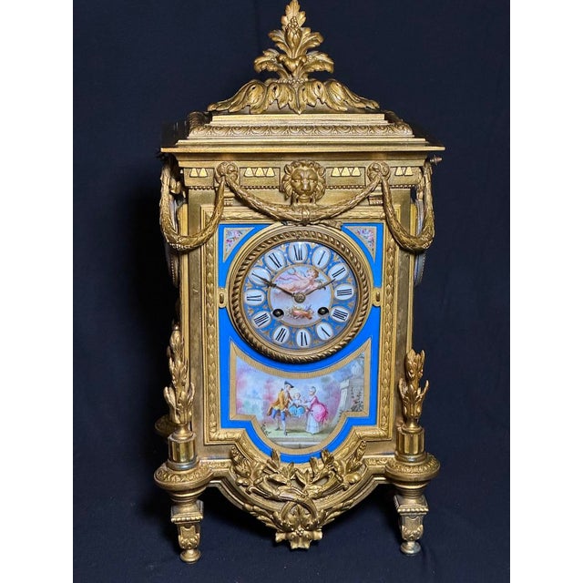 Mid 19th Century French Louis XVI XL Chimney Table Clock - Original ...
