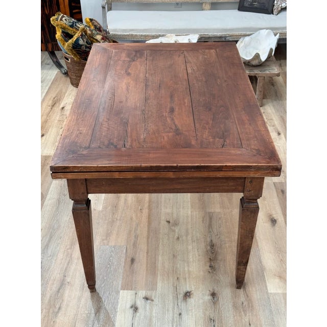 Italian Walnut Rectangular Dining Table, 19th Century, Possibly Earlier ...