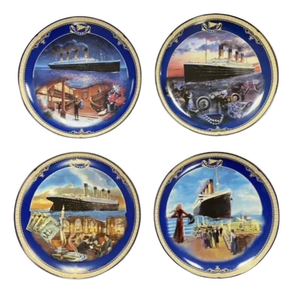 Vintage Collectable Titanic Plates from Bradford Exchange, Set of 4 ...