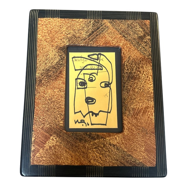 Contemporary Original Wayne Cunningham Abstract Marker Drawing | Chairish