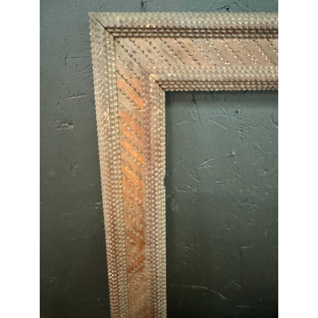 1920’s Tramp Art Picture Frame | Chairish