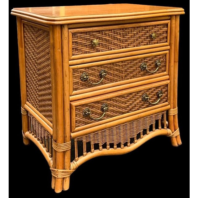 Ficks Reed Organic Coastal Wicker and Rattan Chests / Commodes / Side ...
