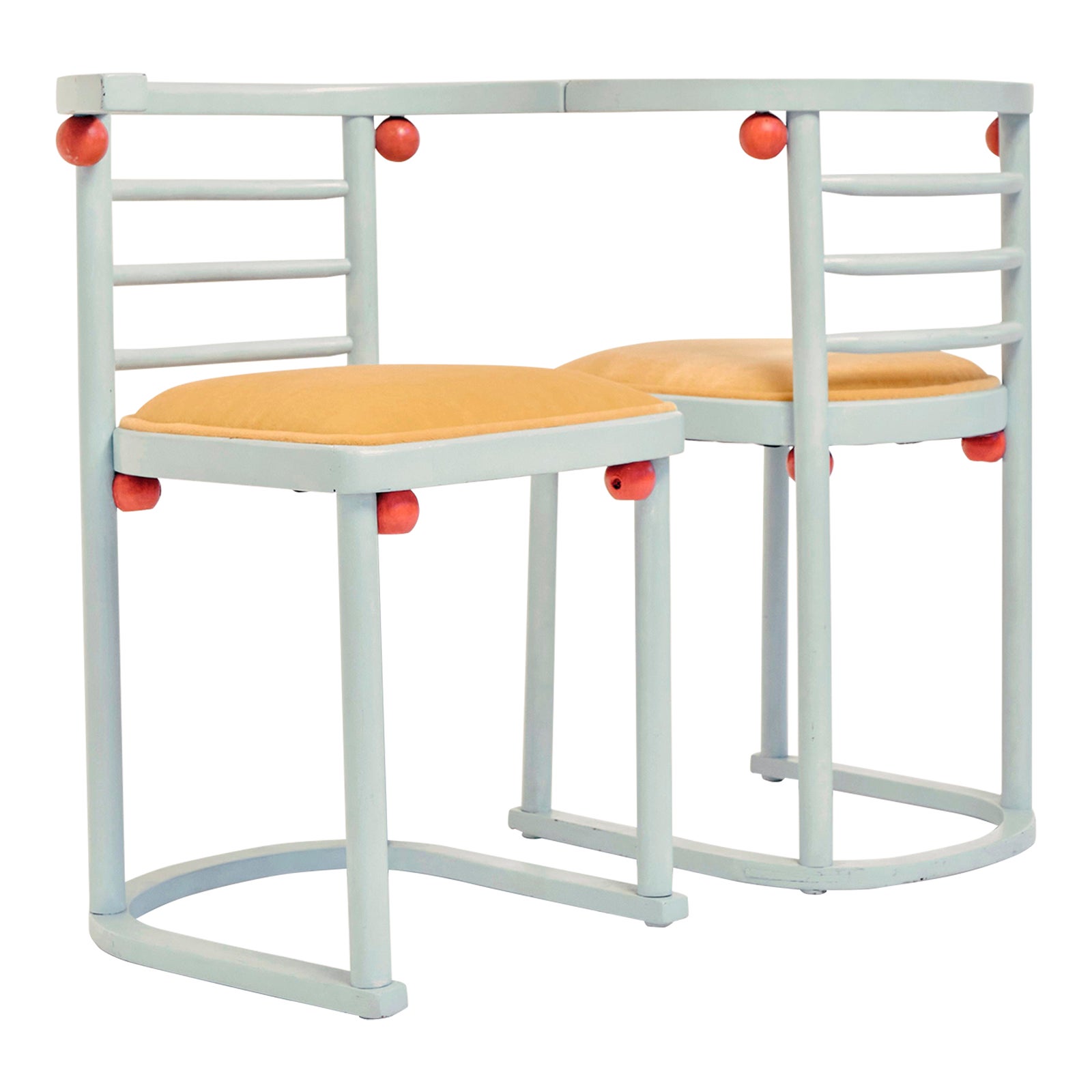 Antique Pair of Fledermaus Chairs by Josef Hoffmann for Thonet | Chairish