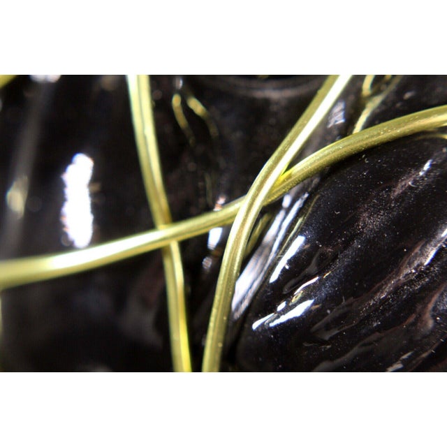 Early 21st Century Modern Frenchie Neon Ceramic & Wire Sculpture Homage ...