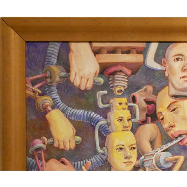 2013 "Infernal Machine" Contemporary Surrealist Biomechanical Painting ...