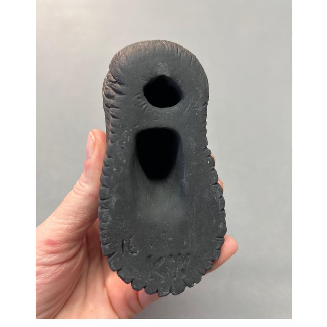 Karla Walter Ceramic Wall Sculpture of Crow #16 2023 | Chairish