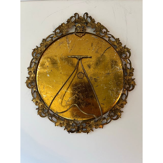 Vintage Brass Round Frame | Chairish