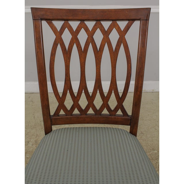 Set of 6 Modern Regency Dining Room Chairs | Chairish