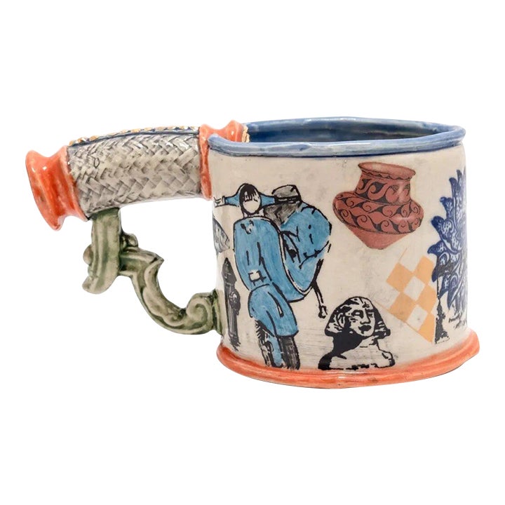 Ceramic Avant-Garde Sword Cup | Chairish