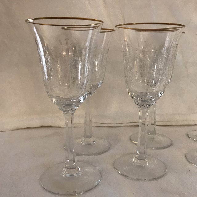 Lenox “fontaine” Crystal Wine Glasses Set Of 8 Chairish