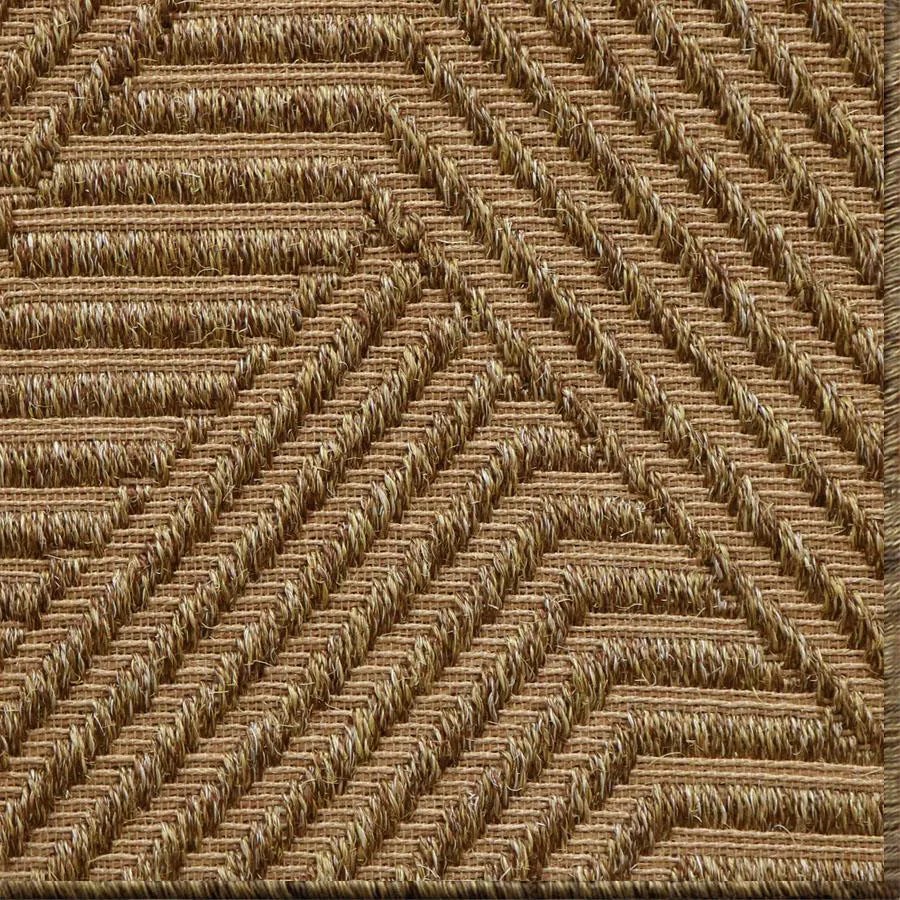 Casa Cosima Sample Natural Rugs Jazz Cinnamon 100% Sisal Rug | Chairish