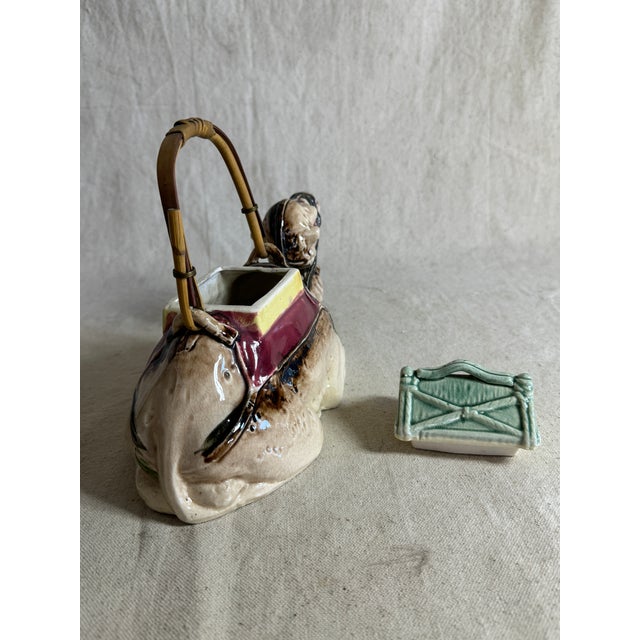 Vintage Ceramic Camel Tea Pot | Chairish