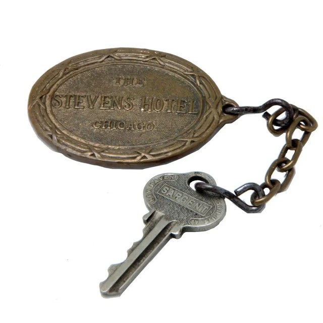 1920s Historical Bronze Key Fob | Chairish