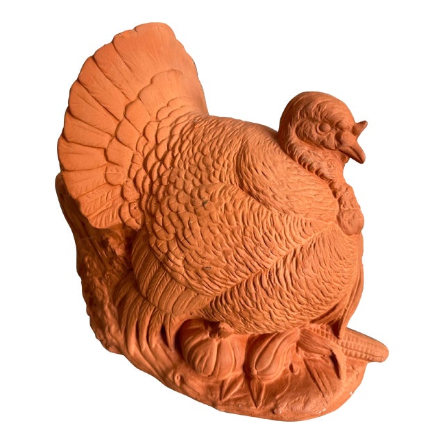 Terracotta Turkey Figurine | Chairish