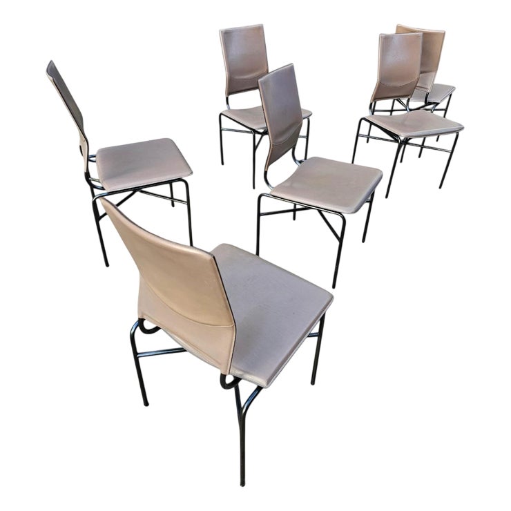 Dining Chairs by Ross Littell for Matteo Grassi, Set of 6 | Chairish