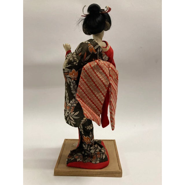 Vintage Asian Geisha Japanese Figurine Collectible Doll 1950s | Chairish