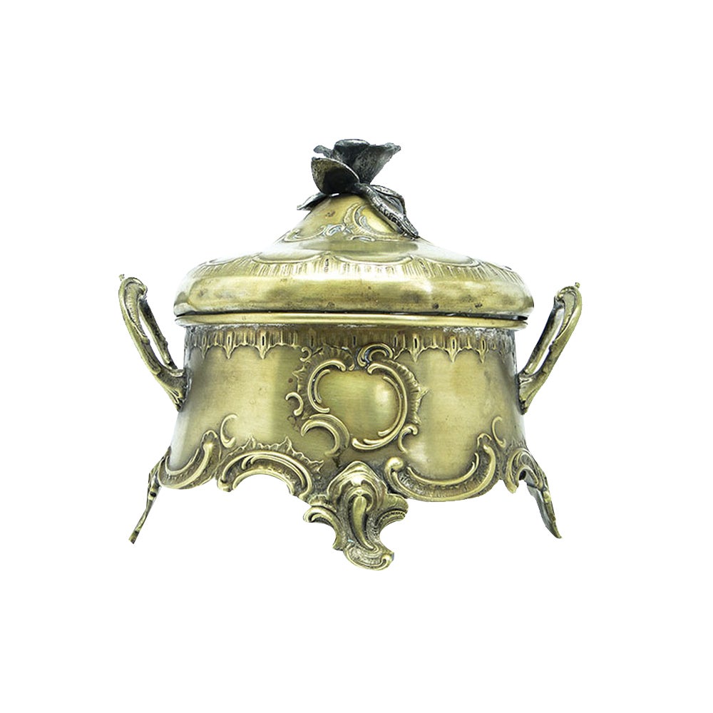Rococo Sugar Bowl from Plewkiewicz, Poland, 1890s | Chairish