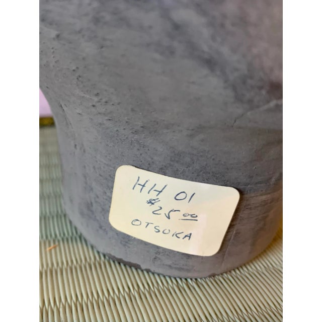 Japanese Terracotta Head of Women With Headdress Handmade Mashiko ...