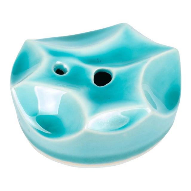 Late 20th Century Amakusa Higure Turkish Blue Ornament | Chairish