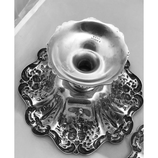 Vintage Reed & Barton Francis 1 Sterling Silver Repousse Footed Compote ...