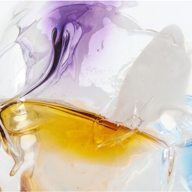 Peter Bramhall Glass Orb Sculpture | Chairish