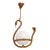 French 1950s Rope Pendant Light With Goose Motif | Chairish