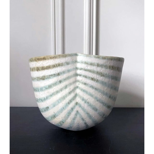 1980s Ceramic Bowl-Shape Vessel by British Studio Potter John Ward ...
