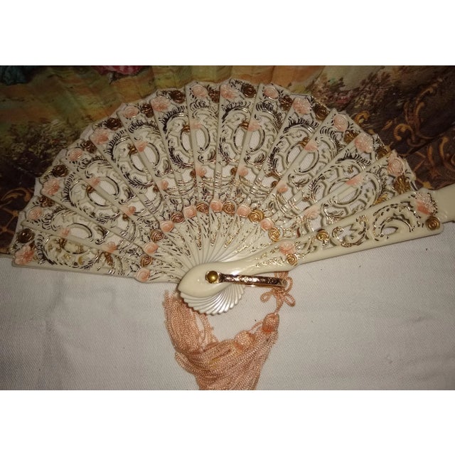 Antique European Hand Fan | Chairish