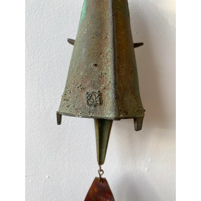Rare Vintage Sand-Cast Bronze Paolo Soleri Wind Bell With Exaggerated ...