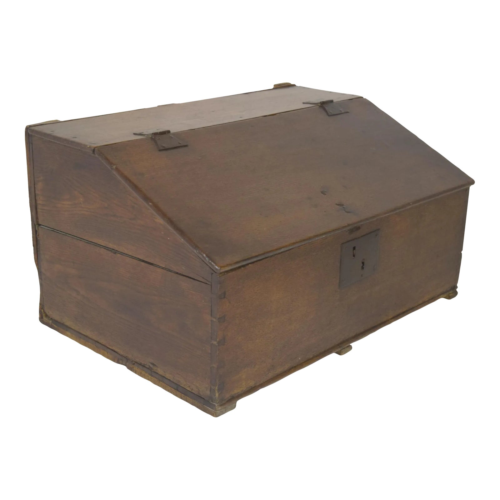 18th-Century English Georgian Bible Box | Chairish