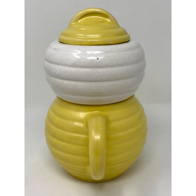 Mid-Century Pottery Beehive Teapot | Chairish
