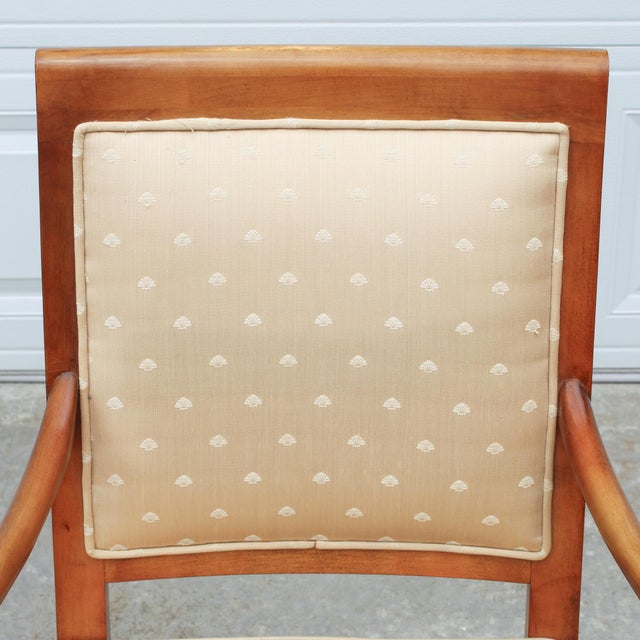 1980s Century Furniture Capuan Arm Chairs With Serpent Dolphin Carvings ...