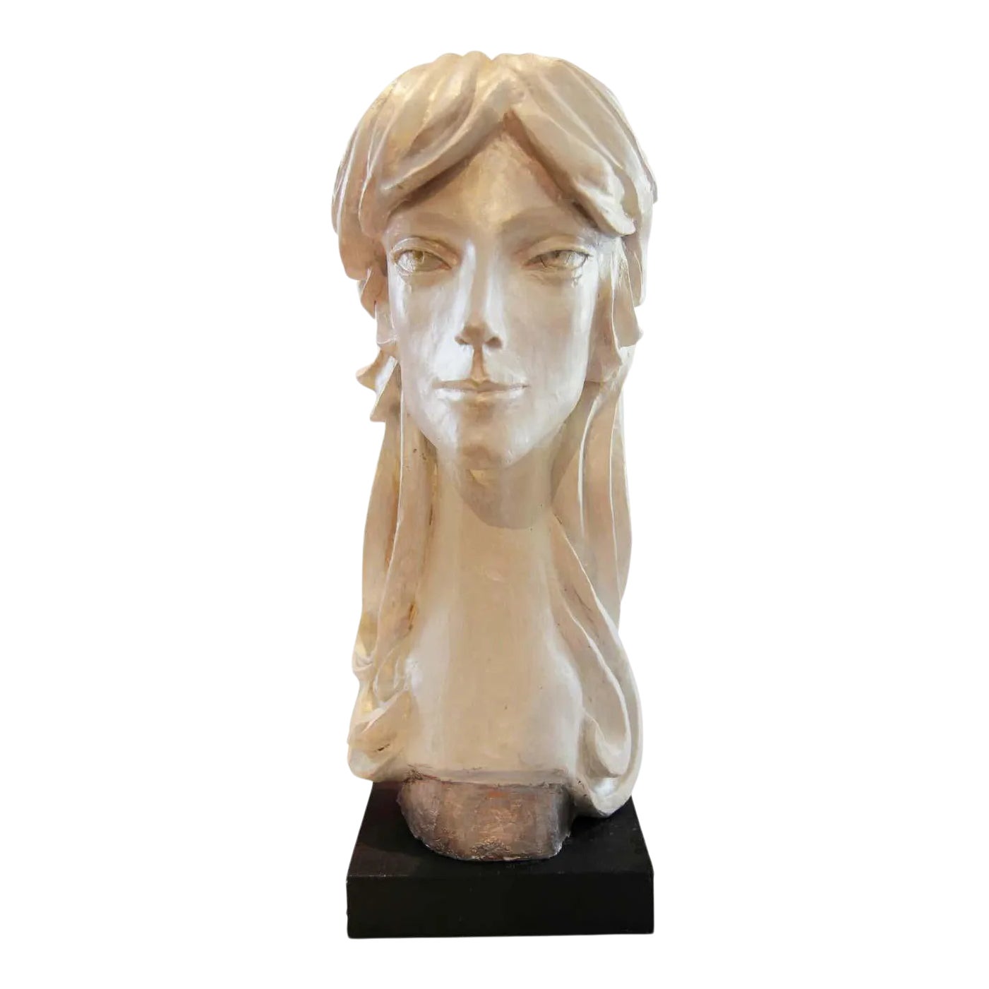 2010 Modern Cast Stone Female Bust of Julie Burrows by David Adickes ...