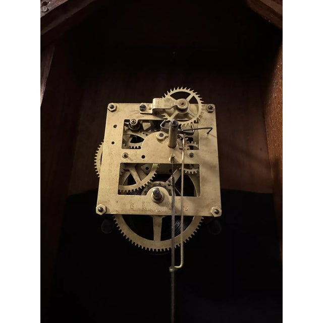 19th Century Ingraham Schoolhouse Style Wall Clock | Chairish