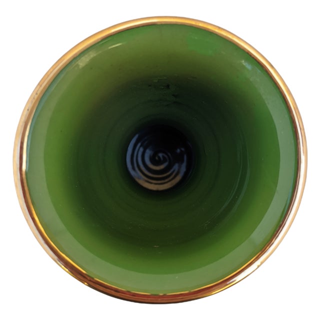 Vintage Mid 20th Century Mario Sambuco Byzantine Style Bird Themed Vase ...