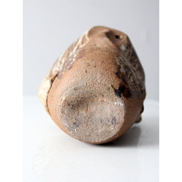 Vintage Studio Pottery Free Form Vase | Chairish