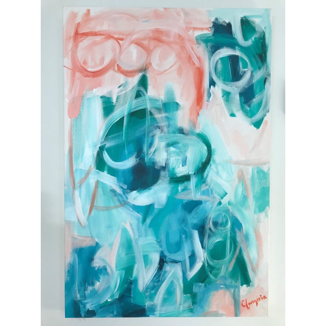 Christina Longoria "Saona" Abstract Painting | Chairish