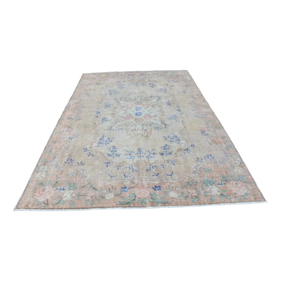 Vintage Muted Rug, 1960 | Chairish