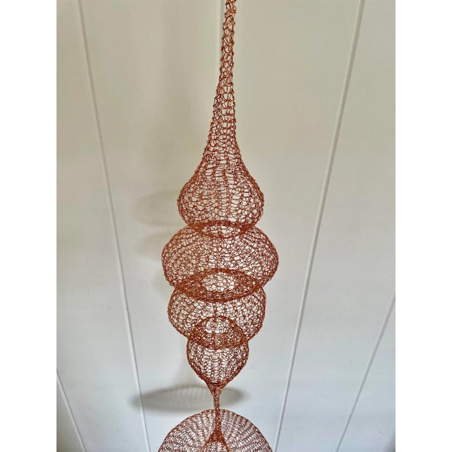 Handcrafted Copper Wire Sculpture | Chairish