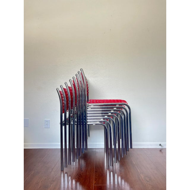 Set of 4 Sof-Tek Stacking Chairs by David Rowland for Thonet Circa 1970s | Chairish