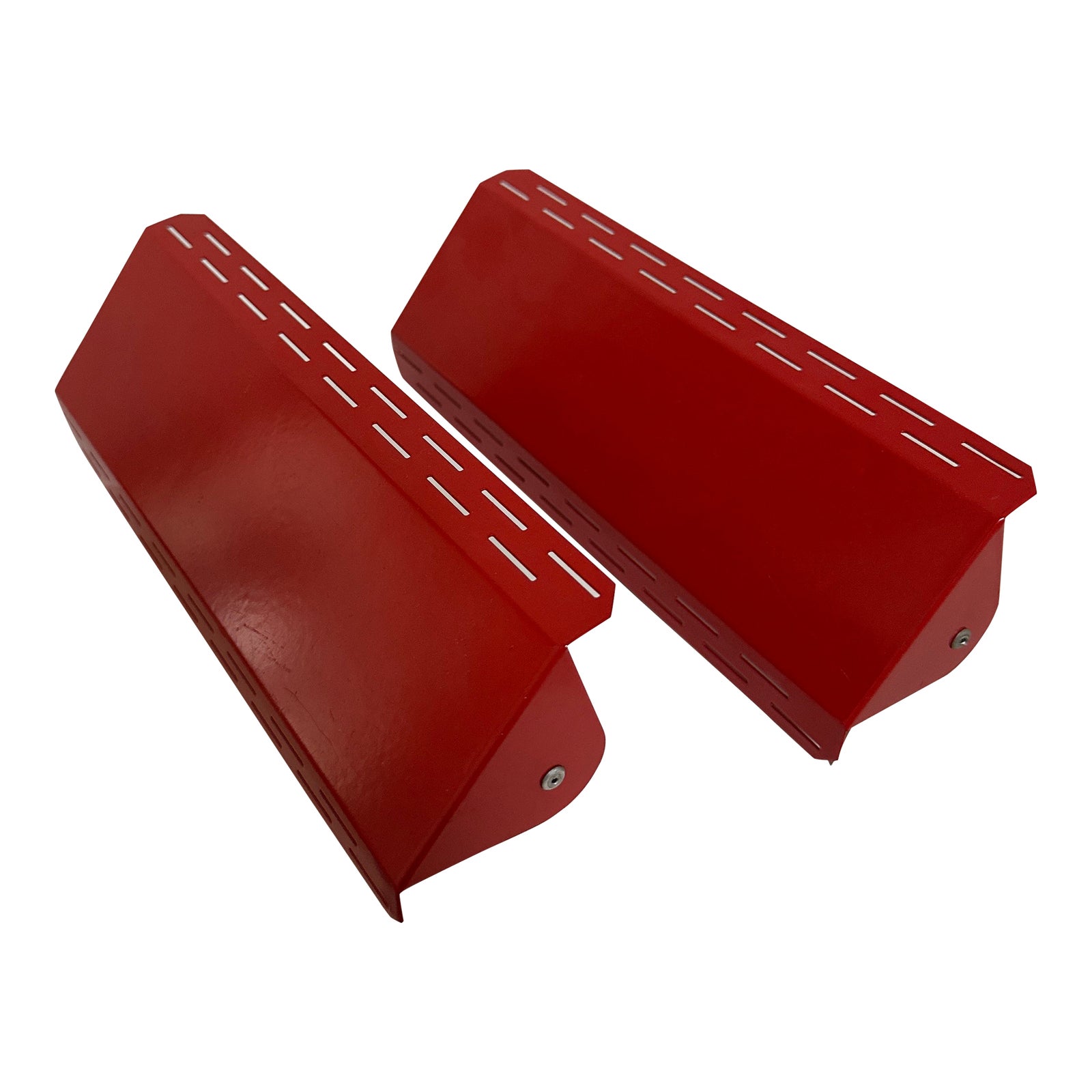 1970s Red French Metal Wall Sconces, Pair | Chairish