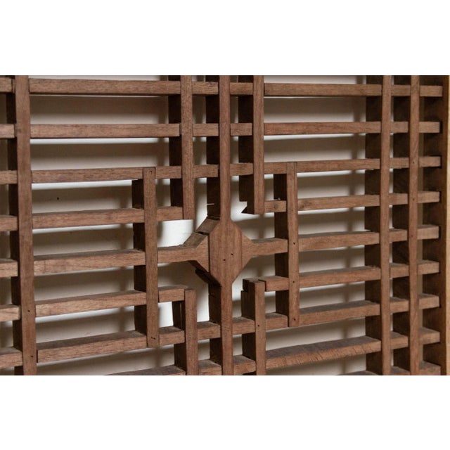 Sanoe Asian Lattice Panel | Chairish