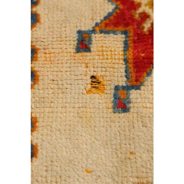 Vintage Moroccan Orange Tribal Rug | Chairish