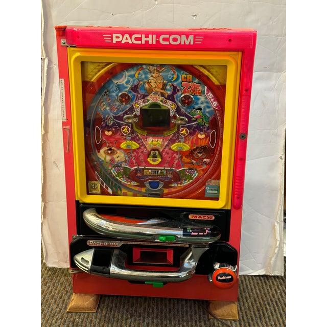 Vintage Japanese Pachi Com Pinball Machine | Chairish