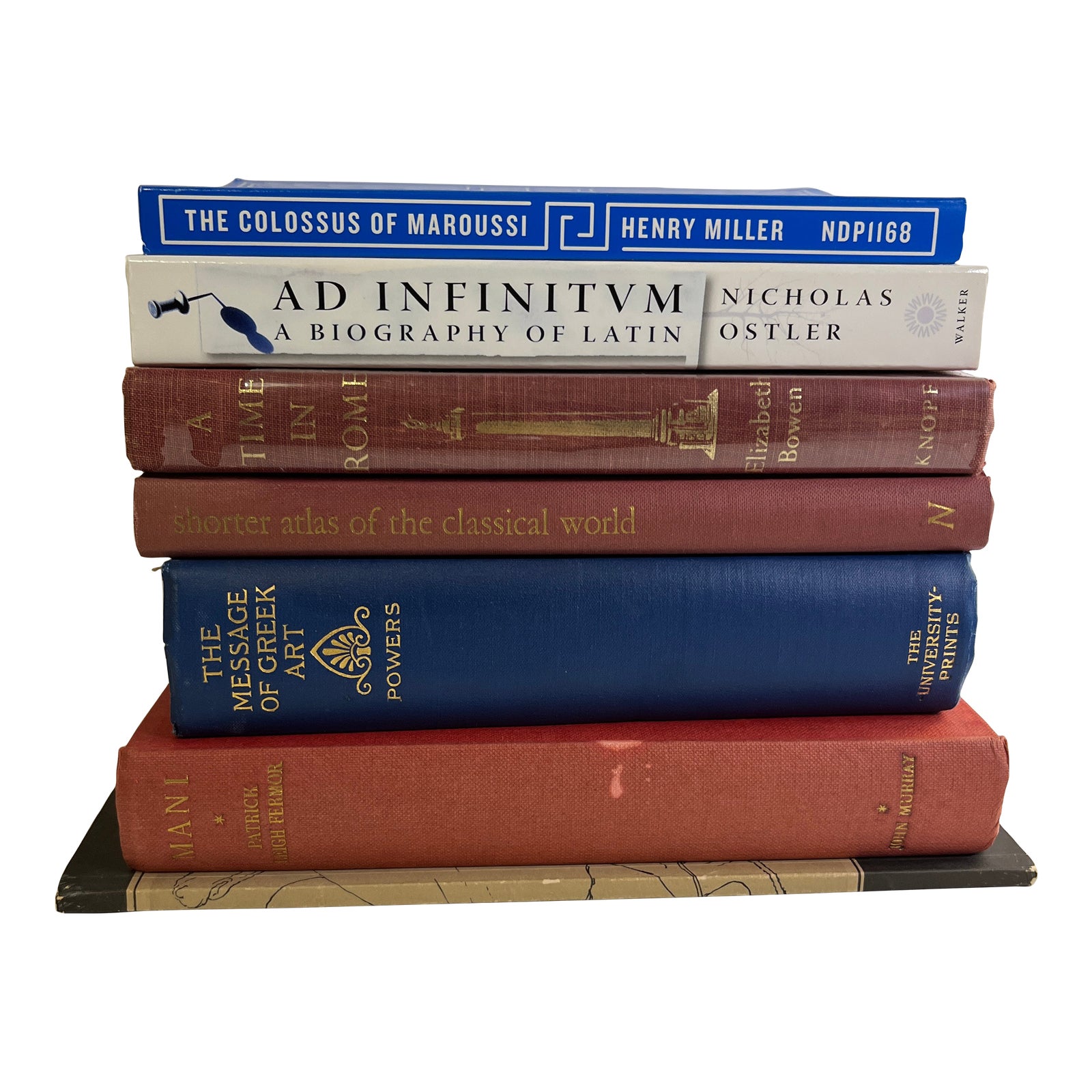Vintage Ancient Greece and Rome Book Set/7 | Chairish
