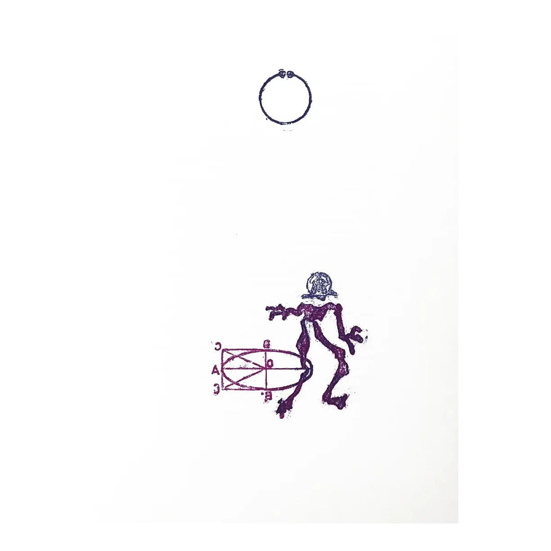 Max Ernst Original Lithograph 1970 Crazy and Five O’clock Tea-3 | Chairish