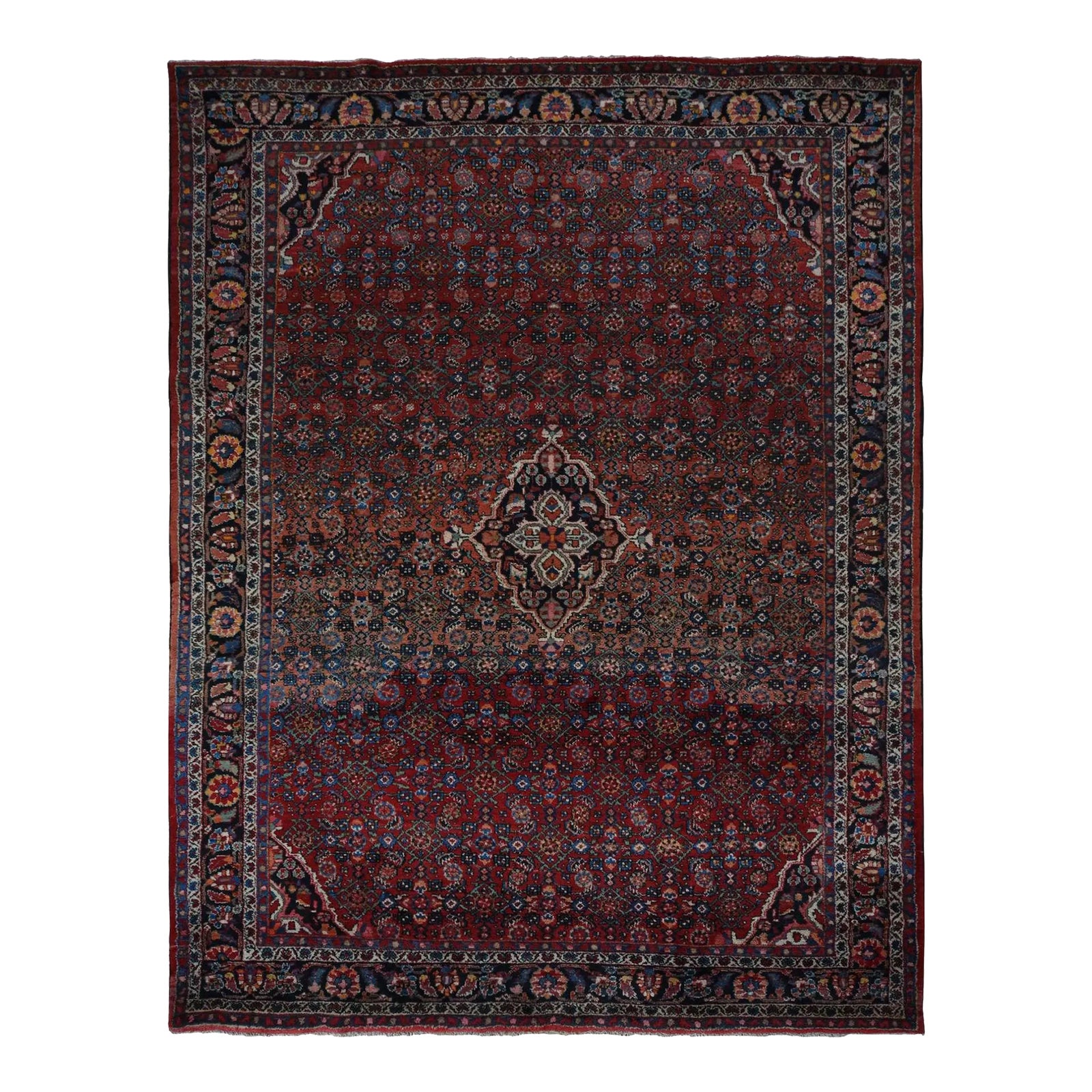 1930s Red Antique Persian Rug | Chairish