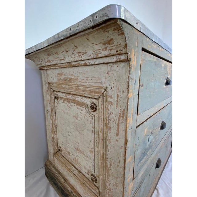 Early 19th Century Painted Store Counter | Chairish