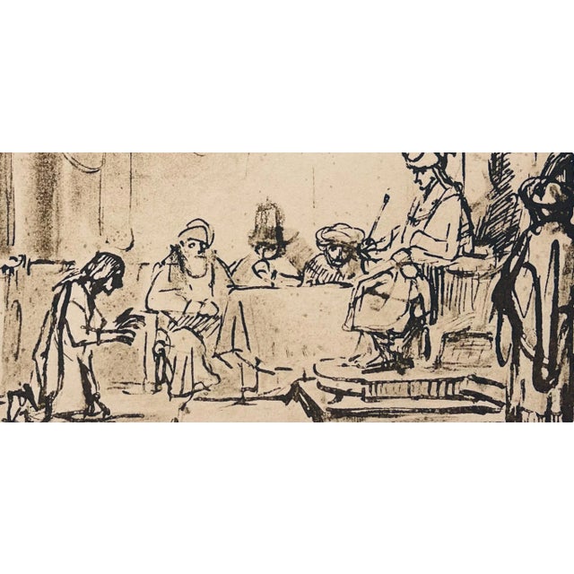 Rembrandt, Joseph Interpreting Pharaoh's Dreams, Drawings for the Bible ...