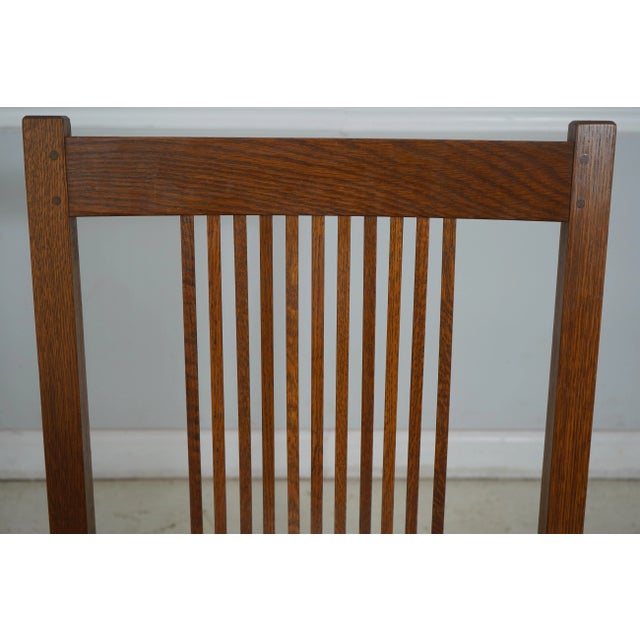 Stickley Prairie Style Mission Oak Rocker | Chairish